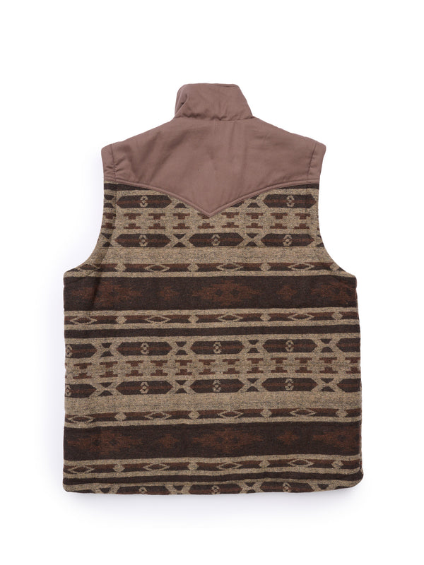 Men's Western Aztec Puffer Vest | Ely Cattleman® Official